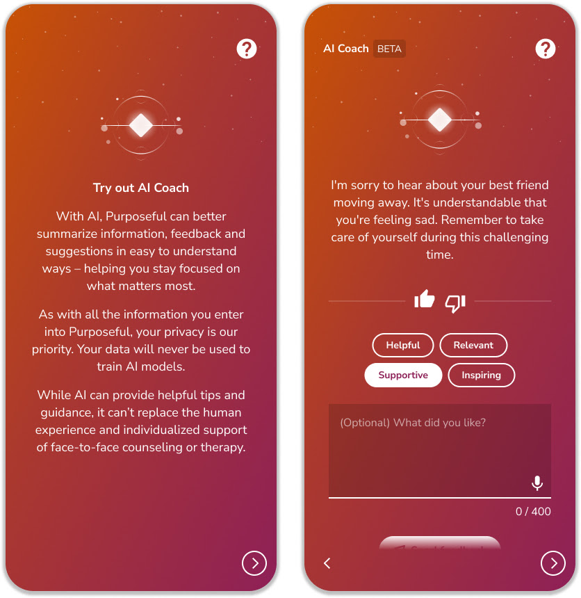 Meet Your New AI Coach – Purposeful Help Center